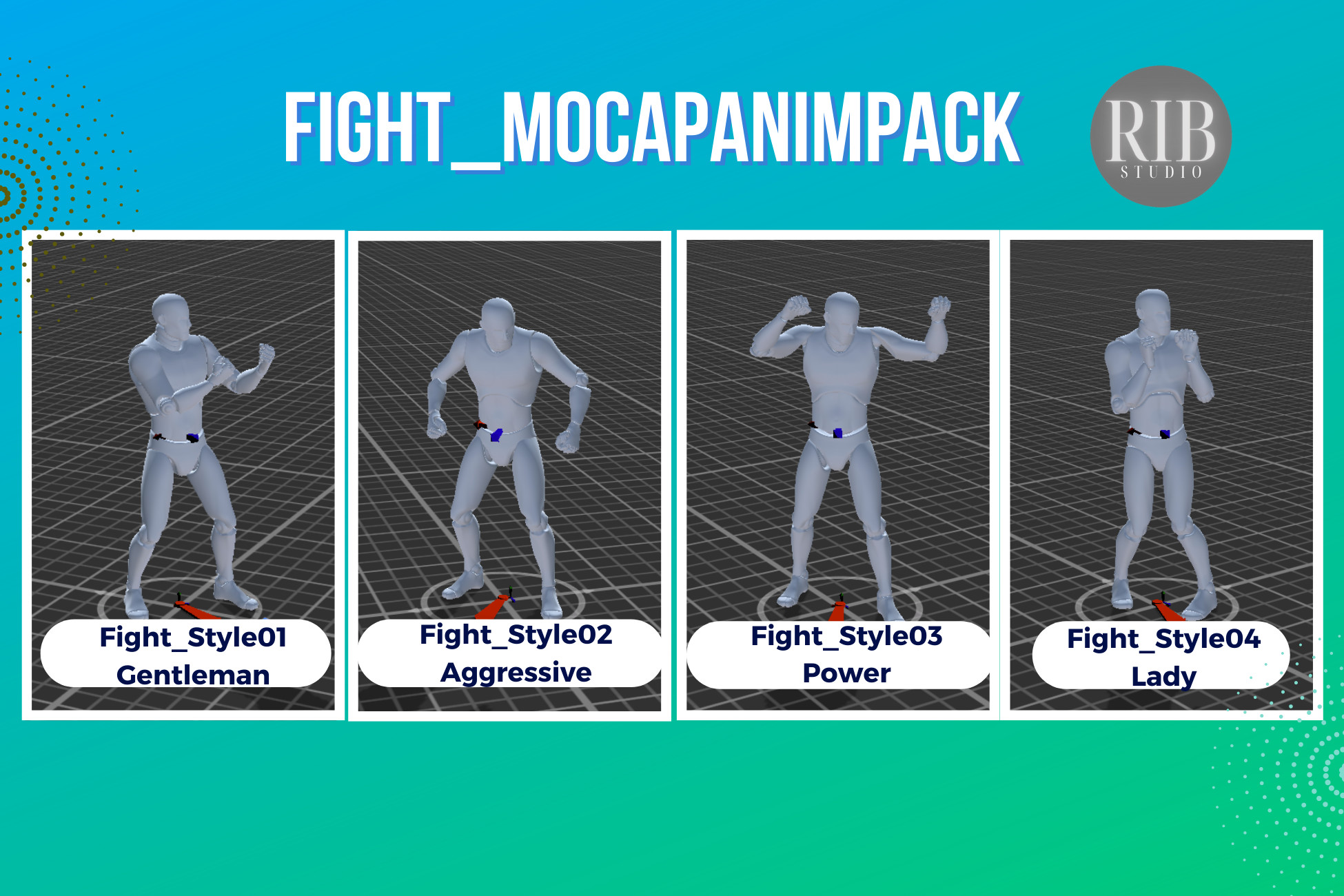 Fight_MocapAnimPack | 3D Animations | Unity Asset Store
