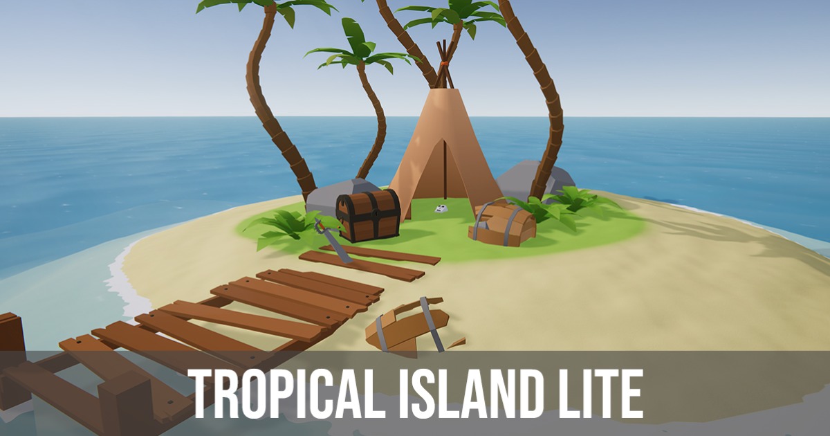 Low Poly Tropical Island Lite | 3D Environments | Unity Asset Store
