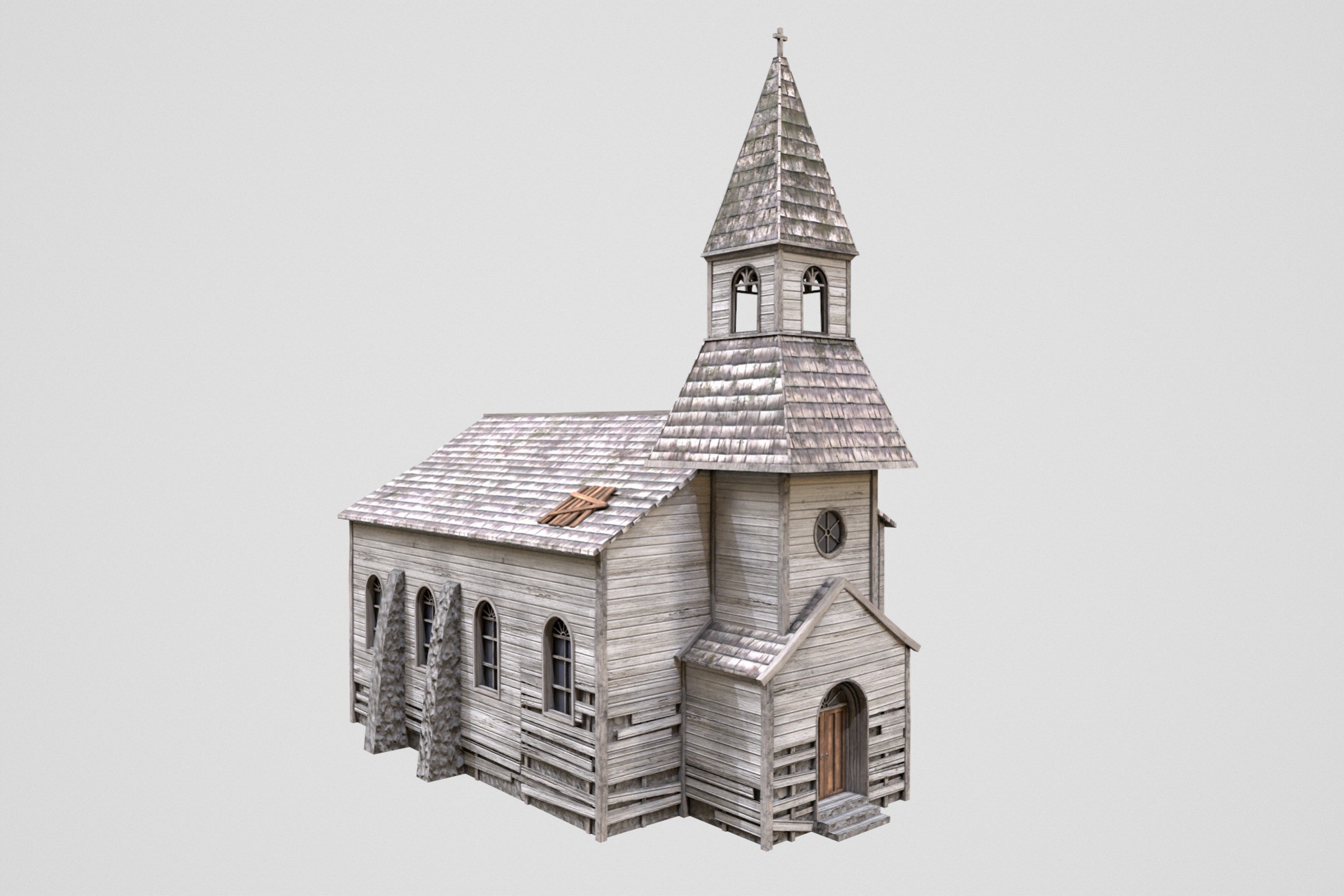 Old Damaged Church | 3D Environments | Unity Asset Store