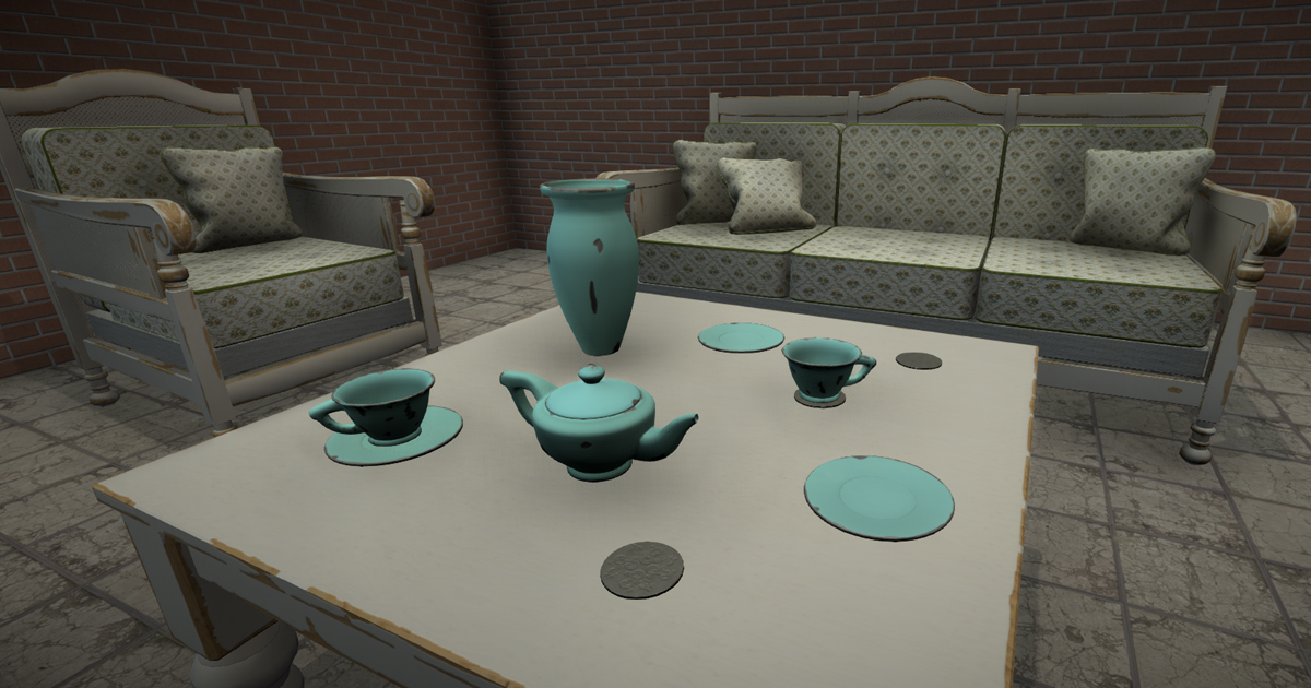 Antique Lounge Set | 3D Characters | Unity Asset Store