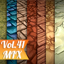 Texture Set Vol.41 Hand Painted Mix