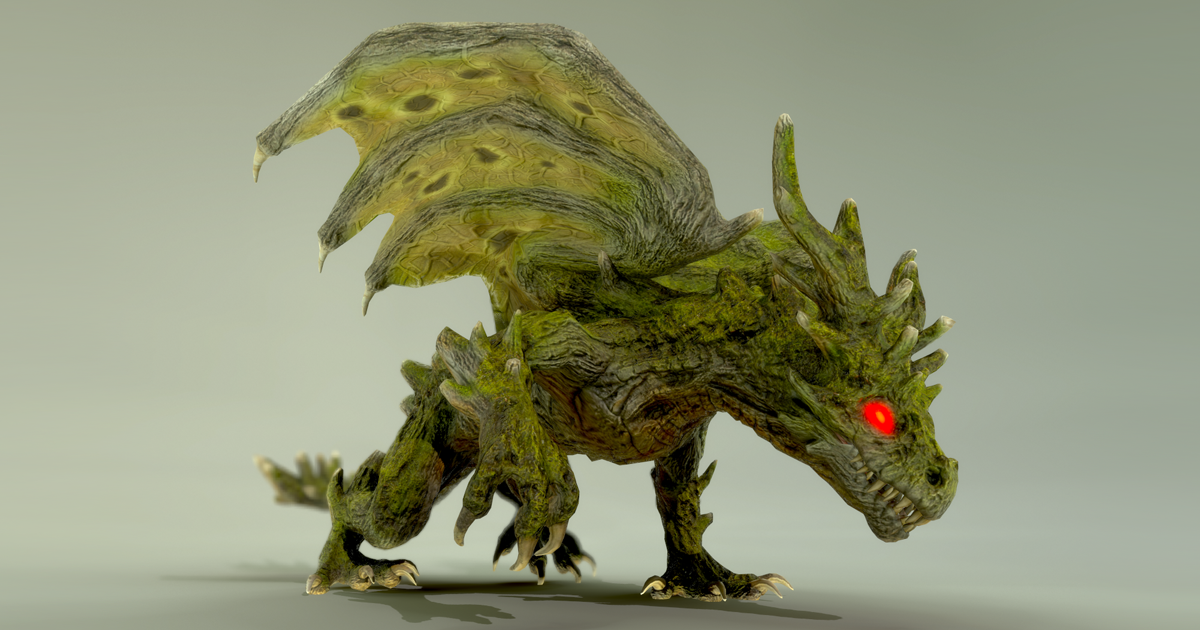 FOREST DRAGON | 3D Creatures | Unity Asset Store