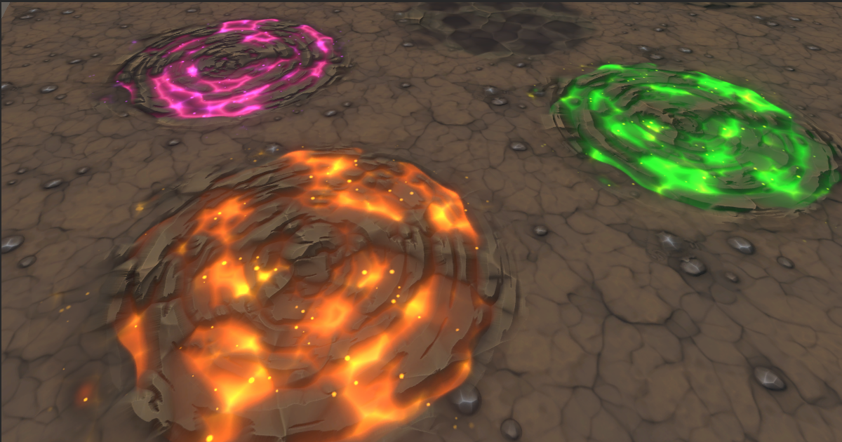 Stylized Ground Impact Texture Pack | 2D Textures & Materials | Unity ...