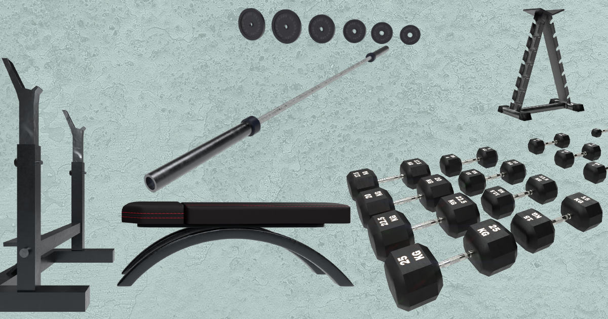 Gym Set - pack1 - Barbell and Dumbbells | 3D Props | Unity Asset Store