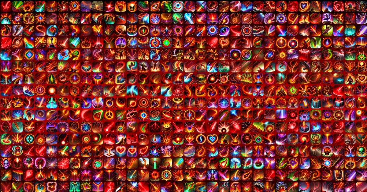 500+ blood mage skill icons | 2D Icons | Unity Asset Store