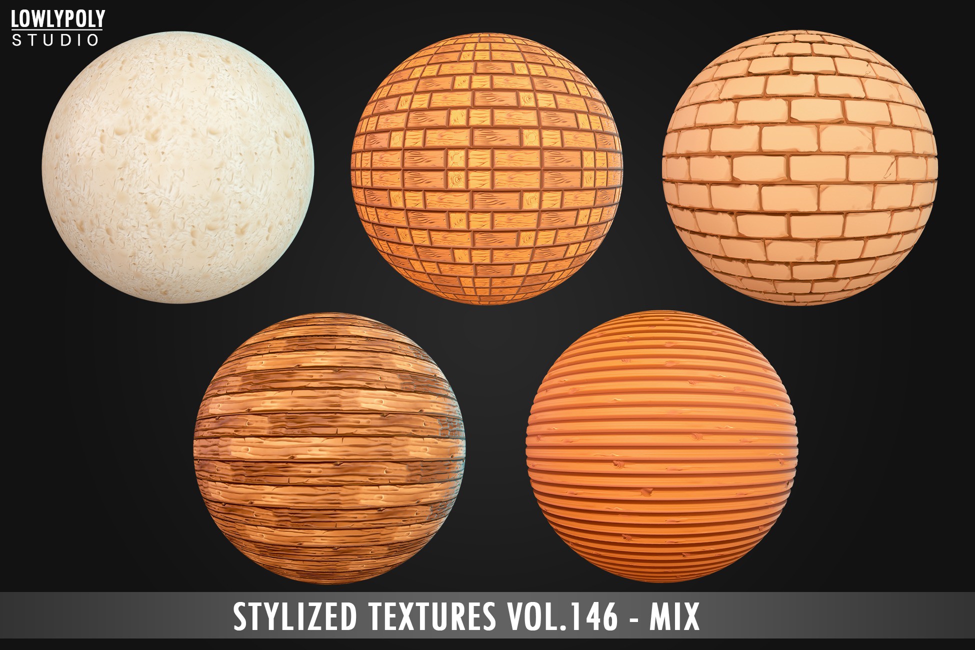 Mix Vol.146 - Stylized Textures | 2D Textures & Materials | Unity Asset ...