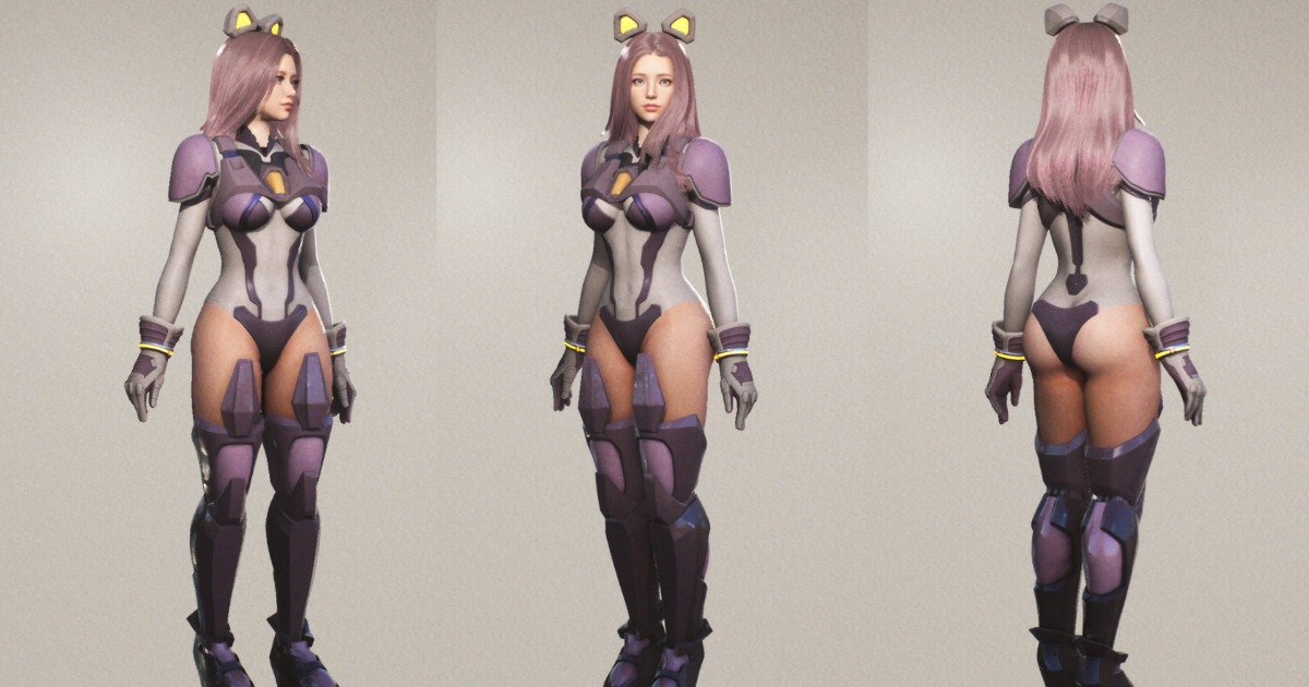 F2 Cyber Girl Celeste - HDRP / URP | Characters | Unity Asset Store