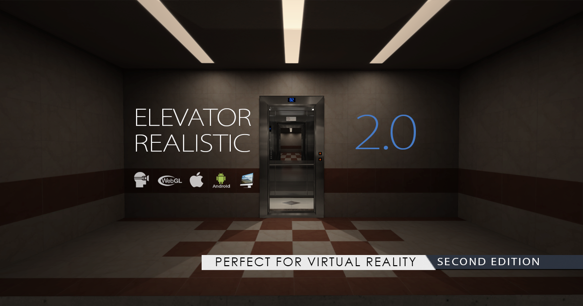 Realistic Elevator 2.0 | 3D 都市 | Unity Asset Store