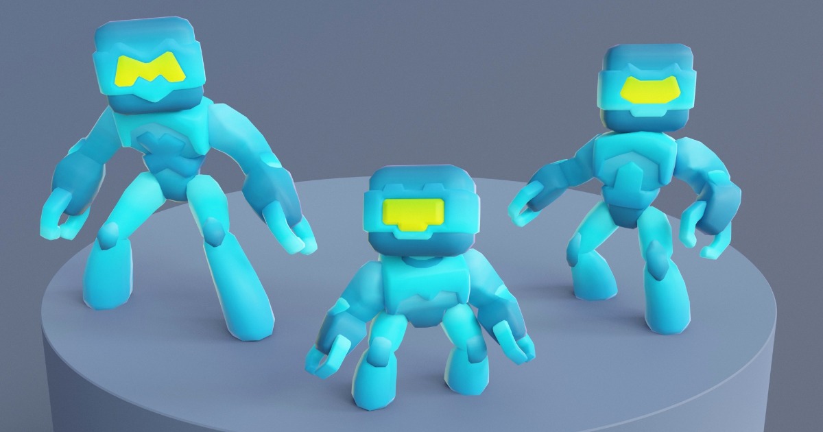 Robot Characters - Mah | 3D Robots | Unity Asset Store
