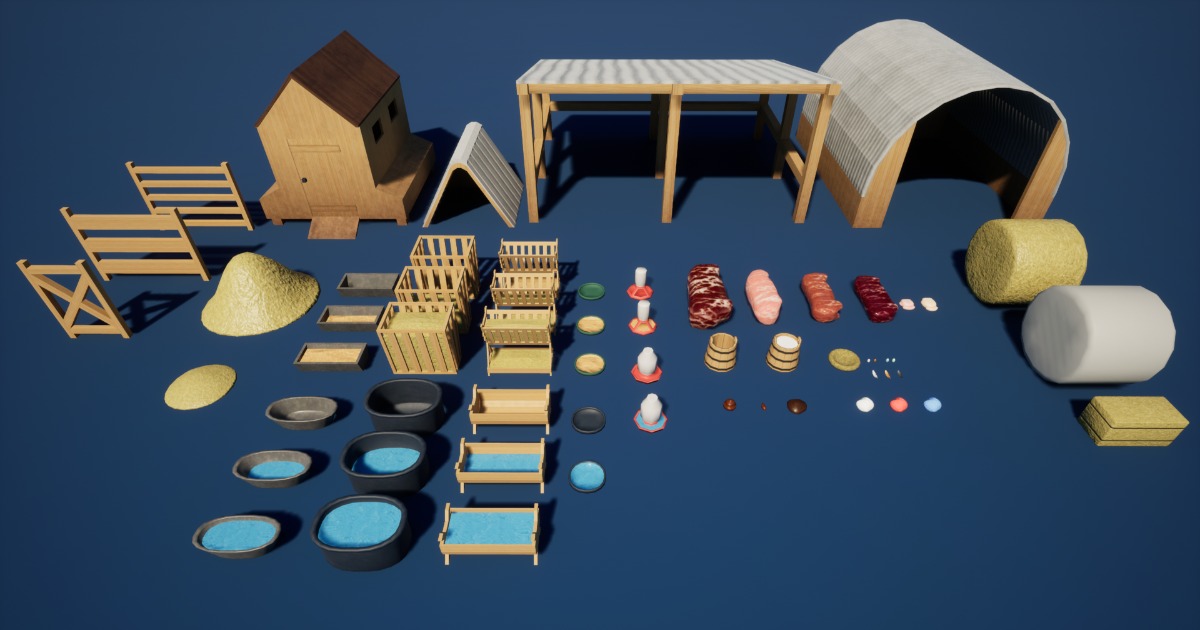 SI - Farm Props | 3D Props | Unity Asset Store