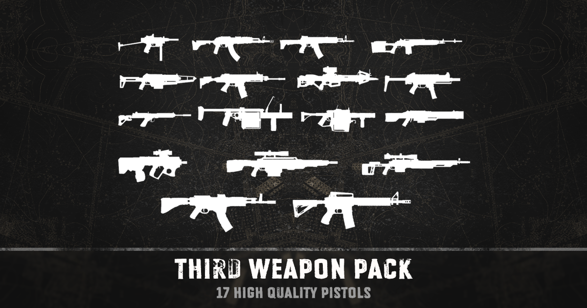 Primary weapon pack | 3D Weapons | Unity Asset Store