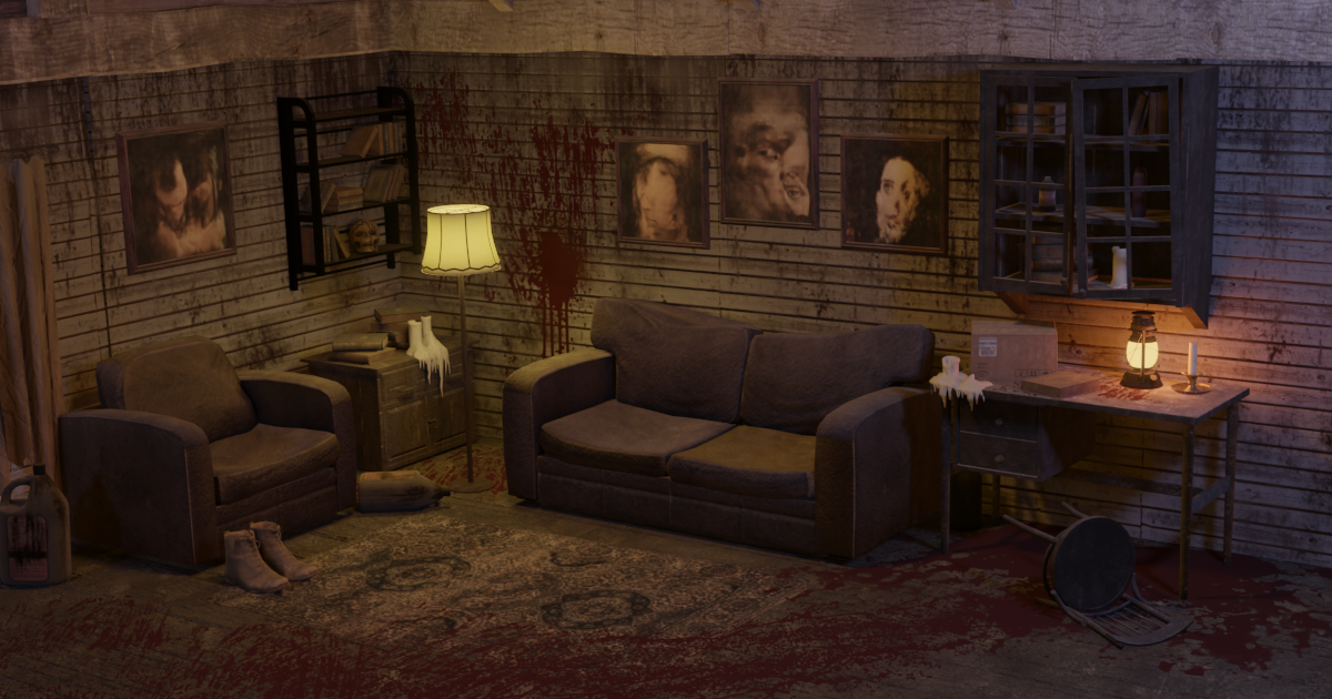 Horror Cabin Pack | 3D Environments | Unity Asset Store