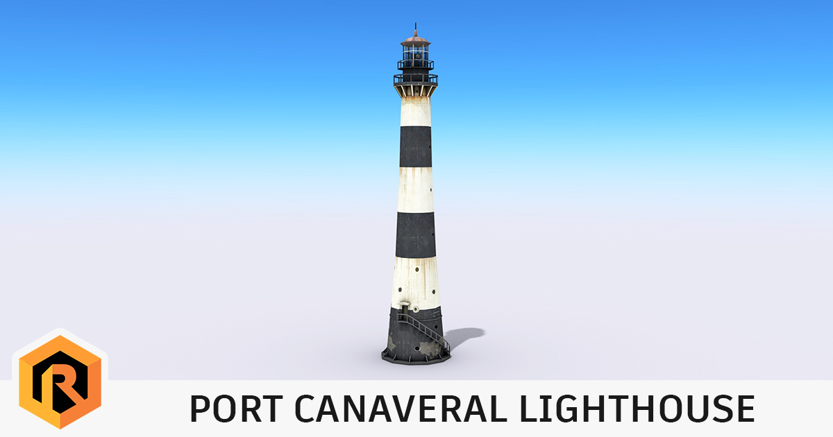 Port Canaveral Lighthouse | 3D Props | Unity Asset Store
