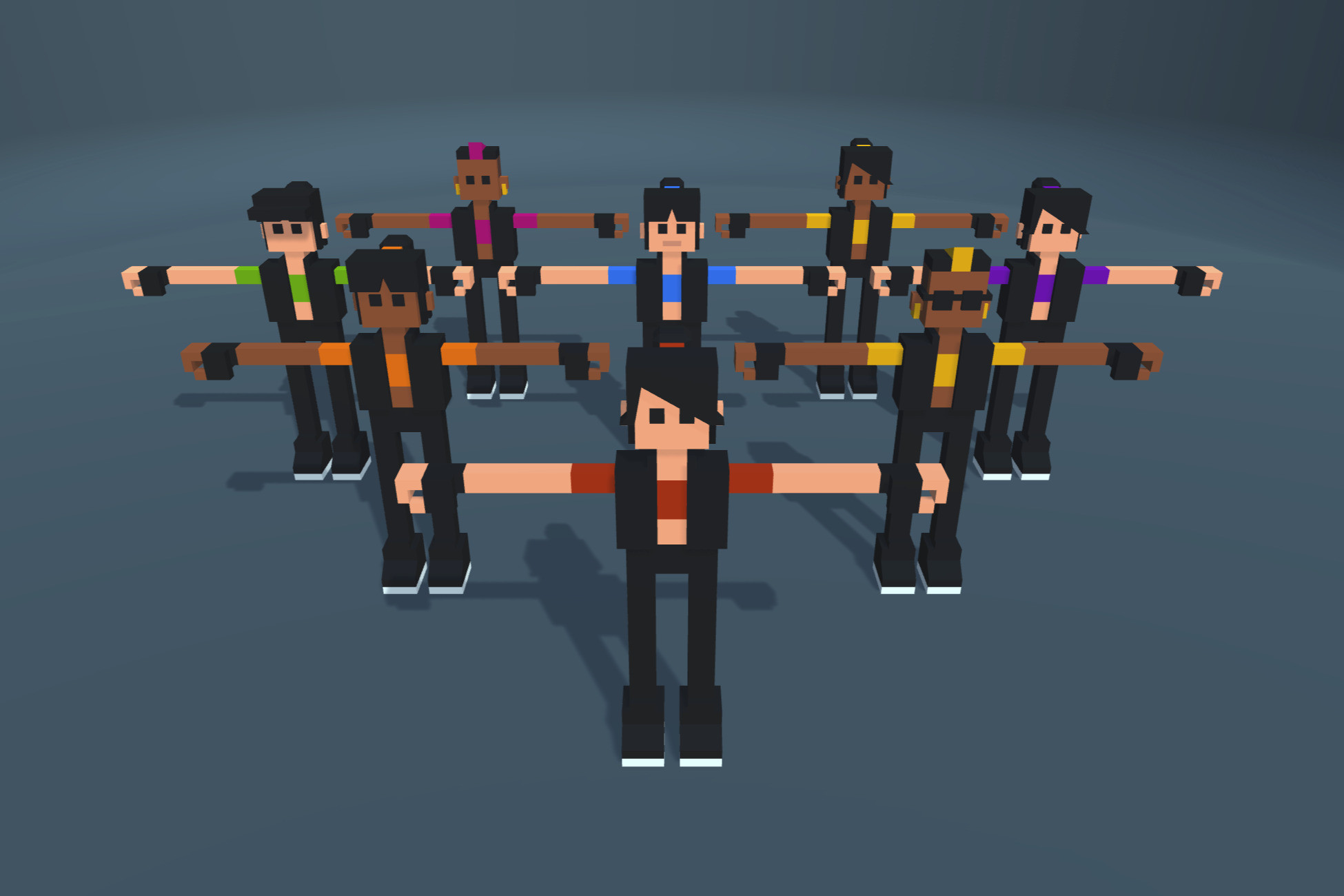 Block Girl Pack | 3D Characters | Unity Asset Store