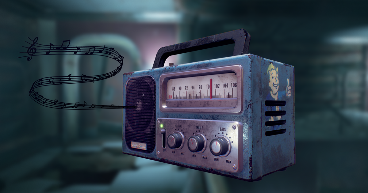 Retro Metal Radio | 3D Electronics | Unity Asset Store