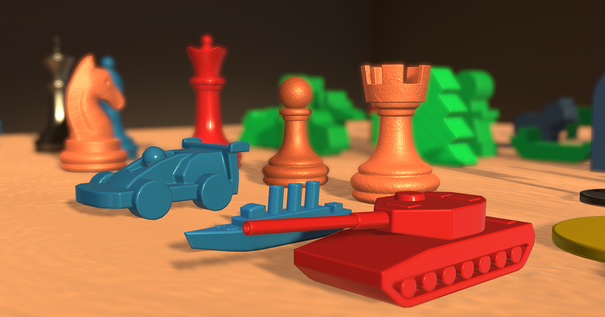 Pieces and Dices | 3D Props | Unity Asset Store