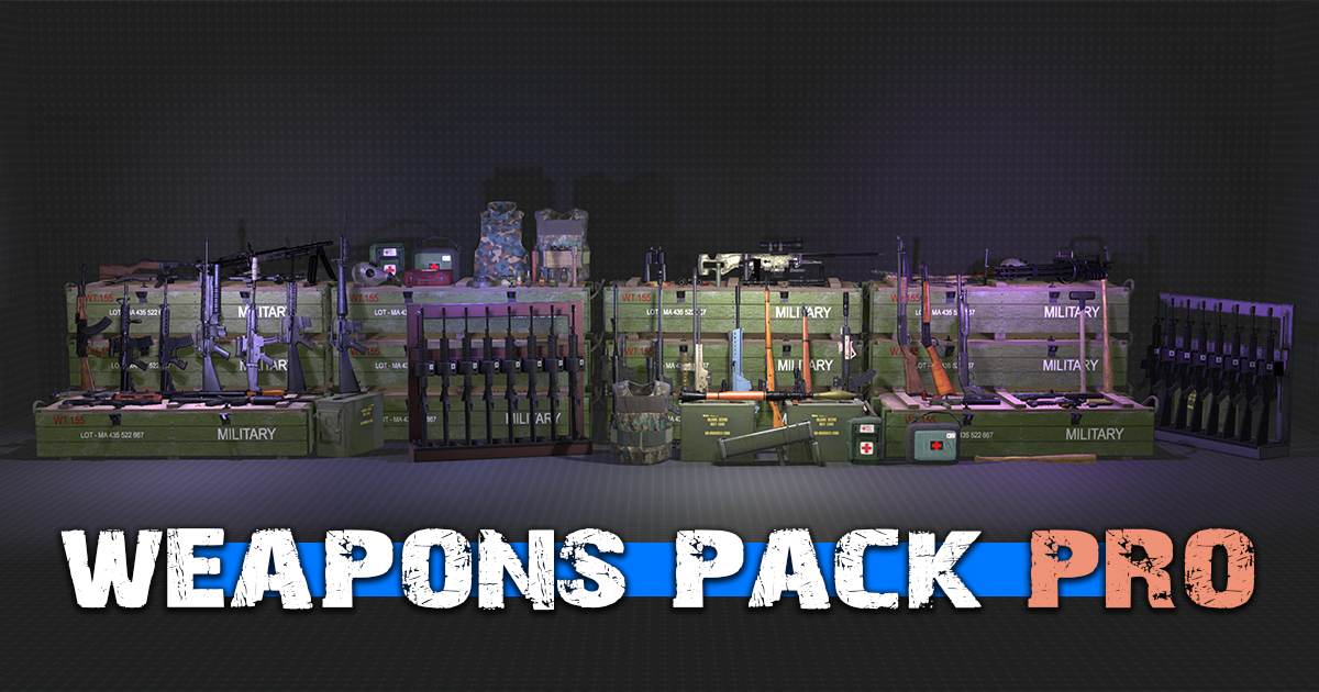Weapons Pack PRO | 3D Weapons | Unity Asset Store