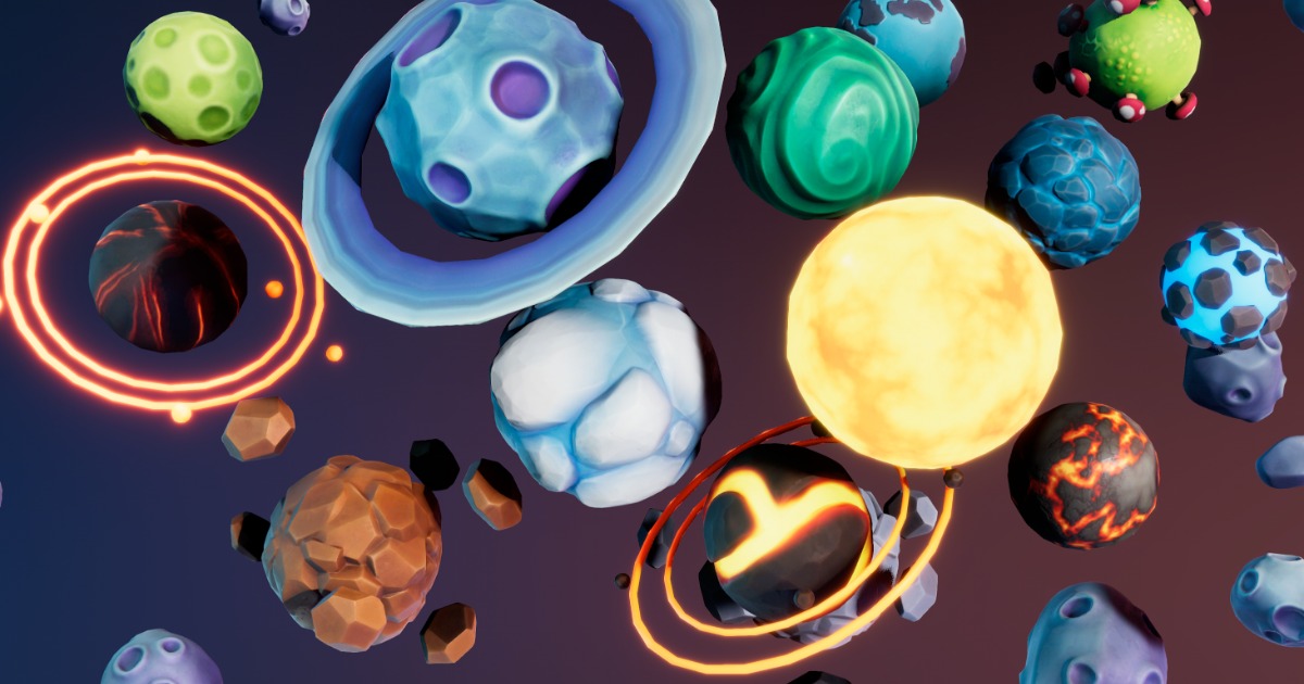 Galaxy Pack - Planets | 3D Props | Unity Asset Store