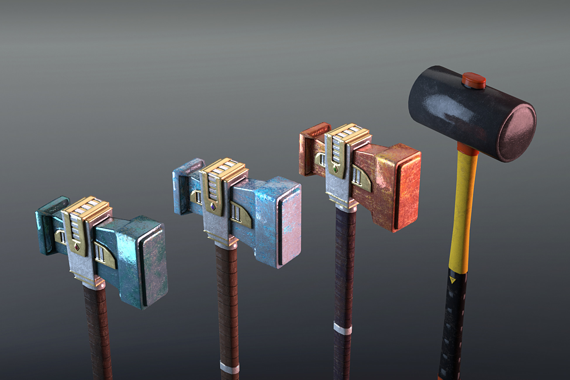 Hammers PBR - Mythics | 3D Tools | Unity Asset Store