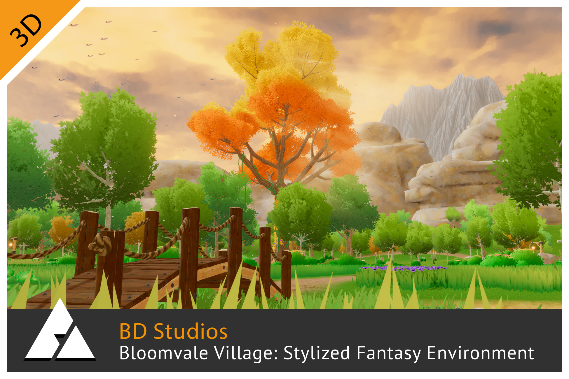 Bloomvale Village: Stylized Fantasy Environment Pack | 3D Fantasy ...