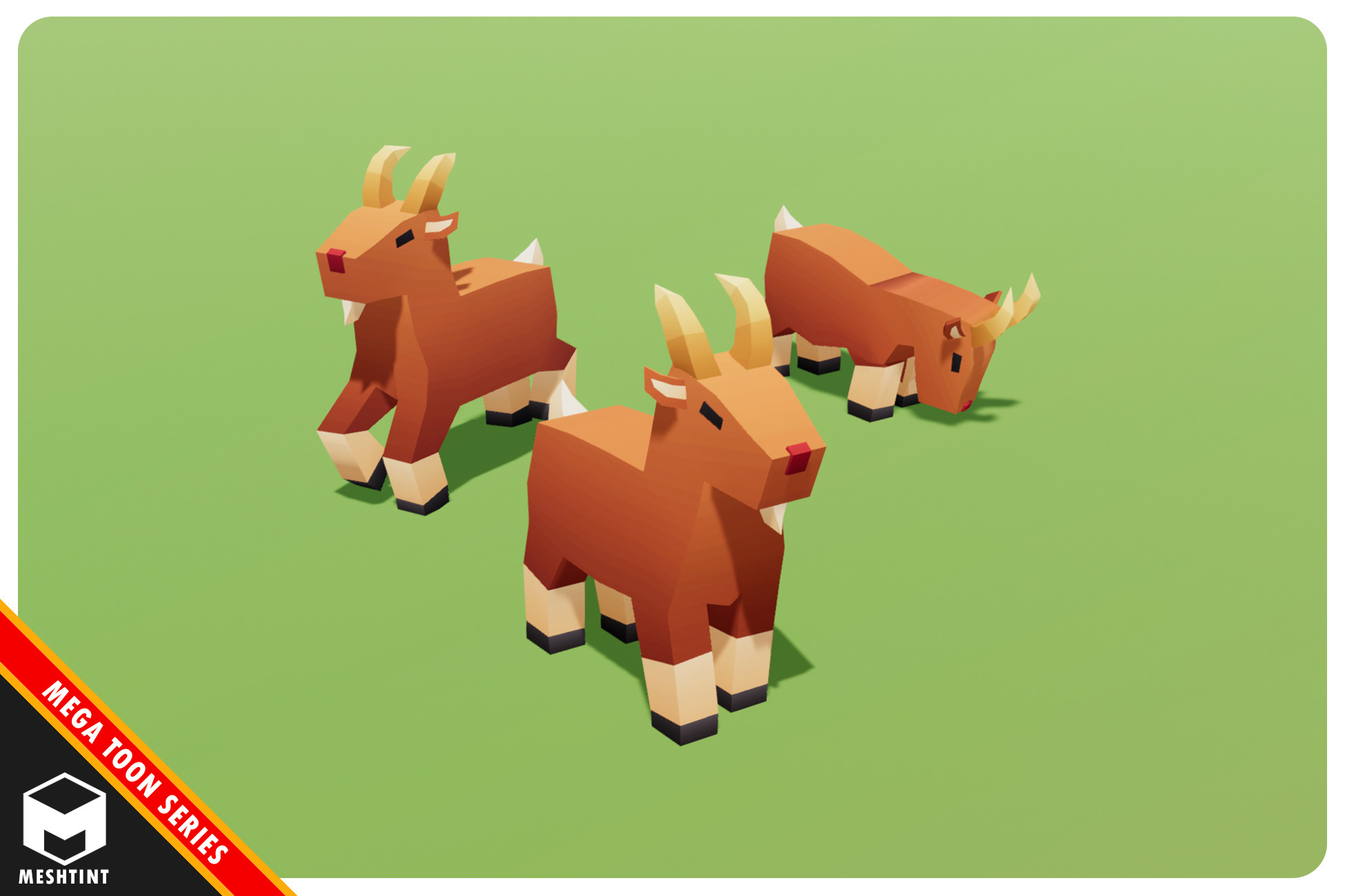 Goat Mega Toon Series by Meshtint Studio