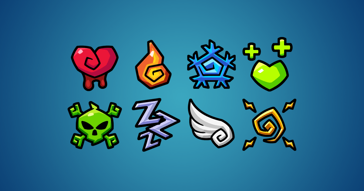 Fantasy Status Icons | 2D Icons | Unity Asset Store