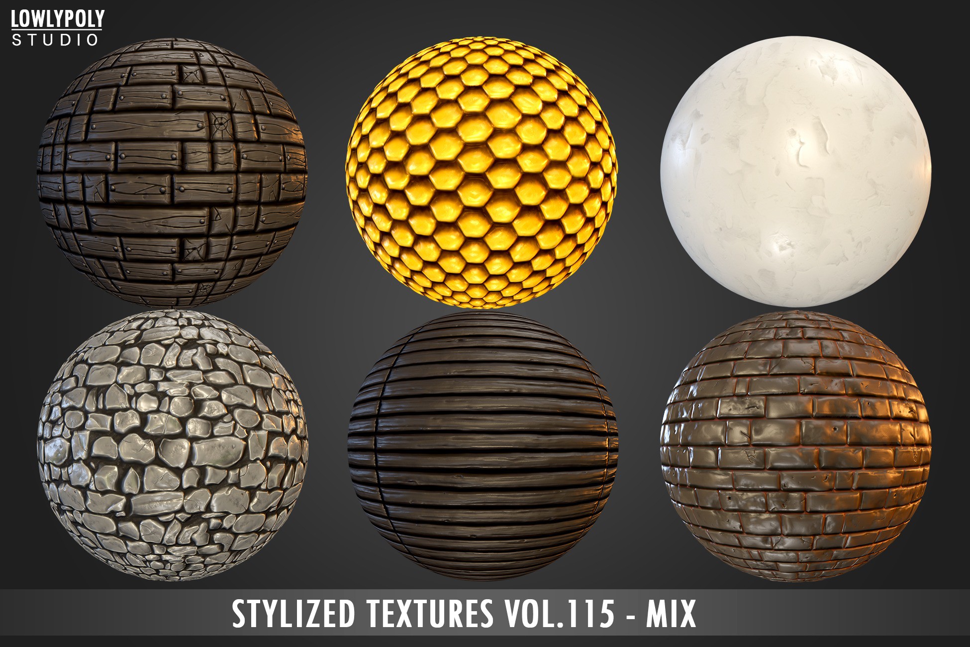 Mix Vol.115 - Stylized Textures | 2D Textures & Materials | Unity Asset ...