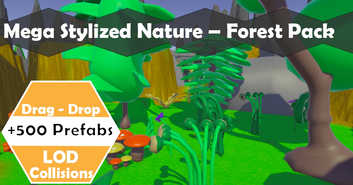 Mega Stylized Nature: Forest Edition | 3D Environments | Unity Asset Store