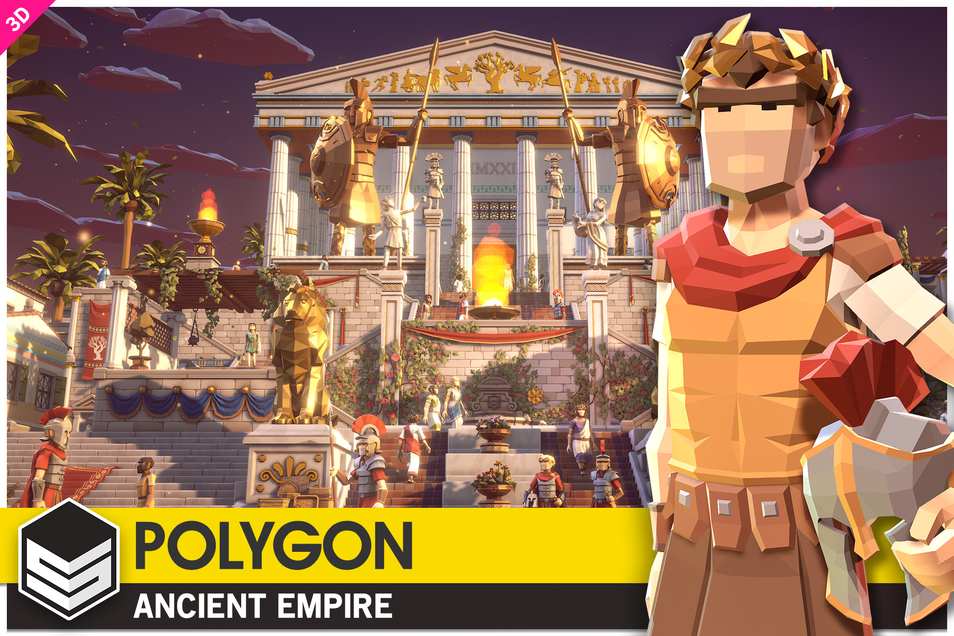 Ancient Empire - Synty POLYGON - Stylized low poly art assets | 3D ...