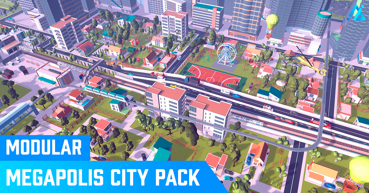 POLY - Megapolis City Pack | 3D Environments | Unity Asset Store