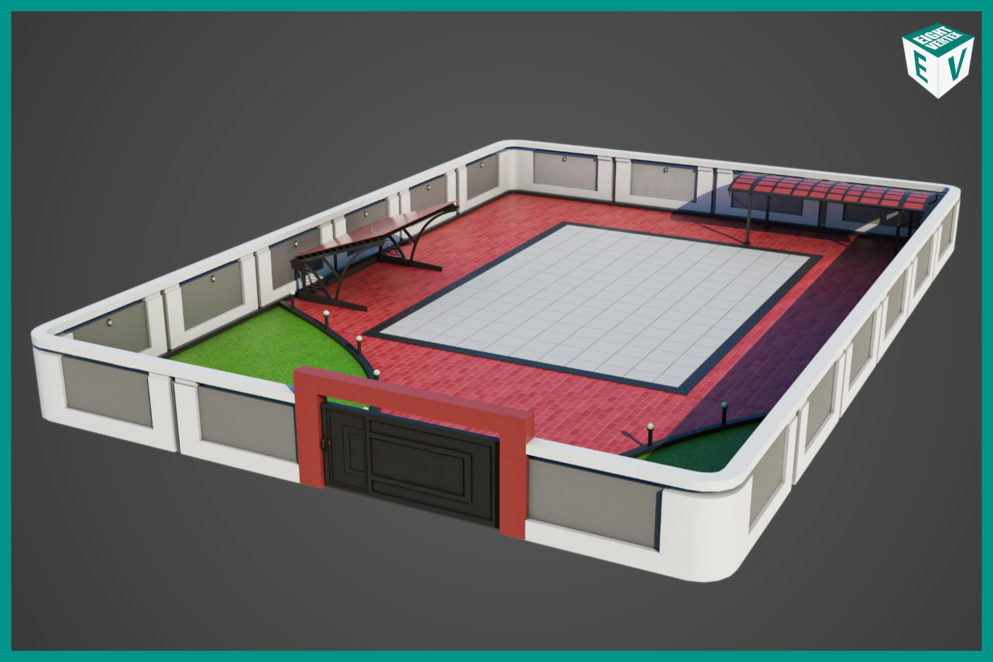 Compound Wall 01 URP HDRP Textures | 3D 都市 | Unity Asset Store