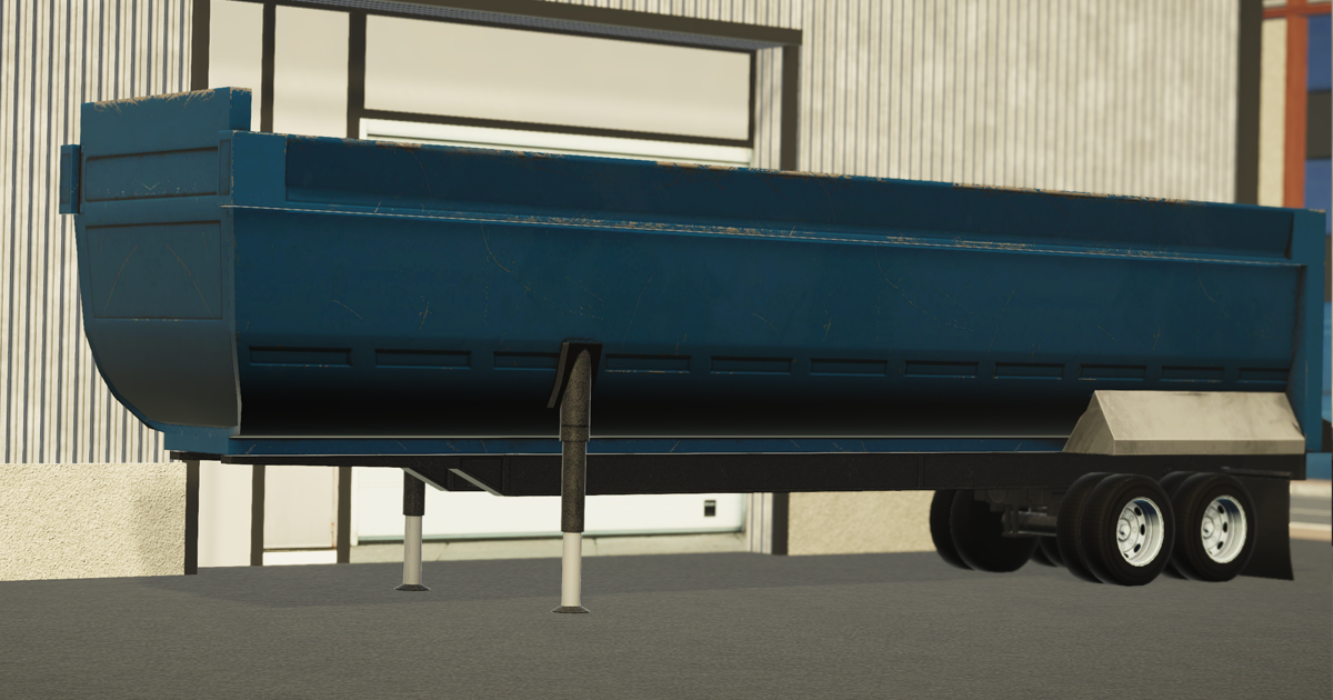 Semi Truck Trailer - 06 | 3D Land | Unity Asset Store