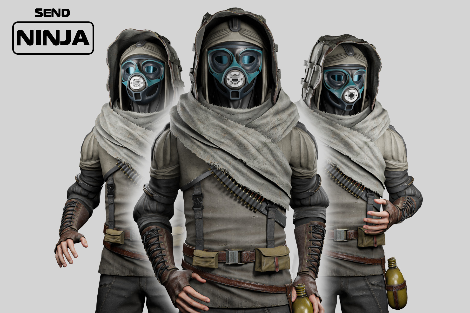 SEND NINJA | 3D Humanoids | Unity Asset Store