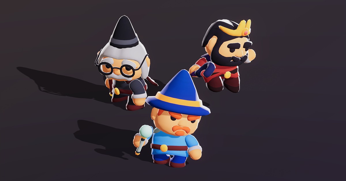 Modular Wizard Humanoid Chibi Series | Characters | Unity Asset Store