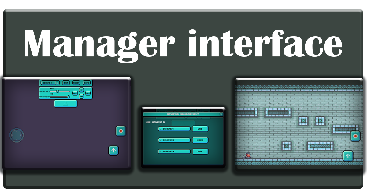 Manager interface mobile game | GUI Tools | Unity Asset Store