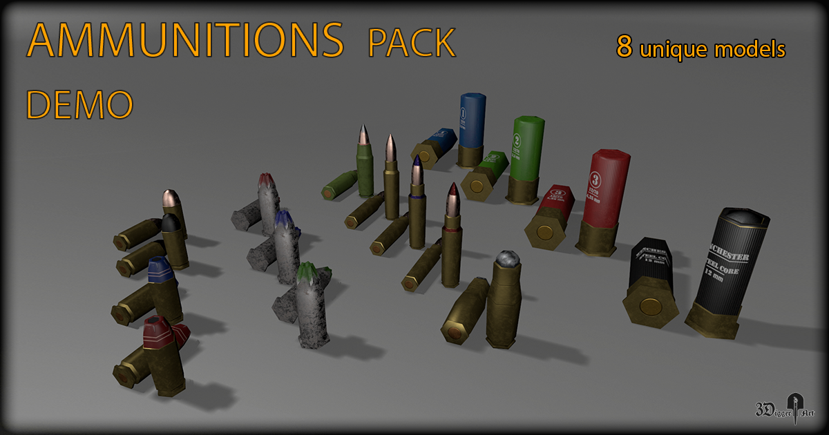Ammunition pack (demo) | 3D | Unity Asset Store