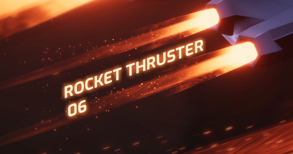 Sci-fi Rocket Thruster VFX 06 | VFX Particles | Unity Asset Store