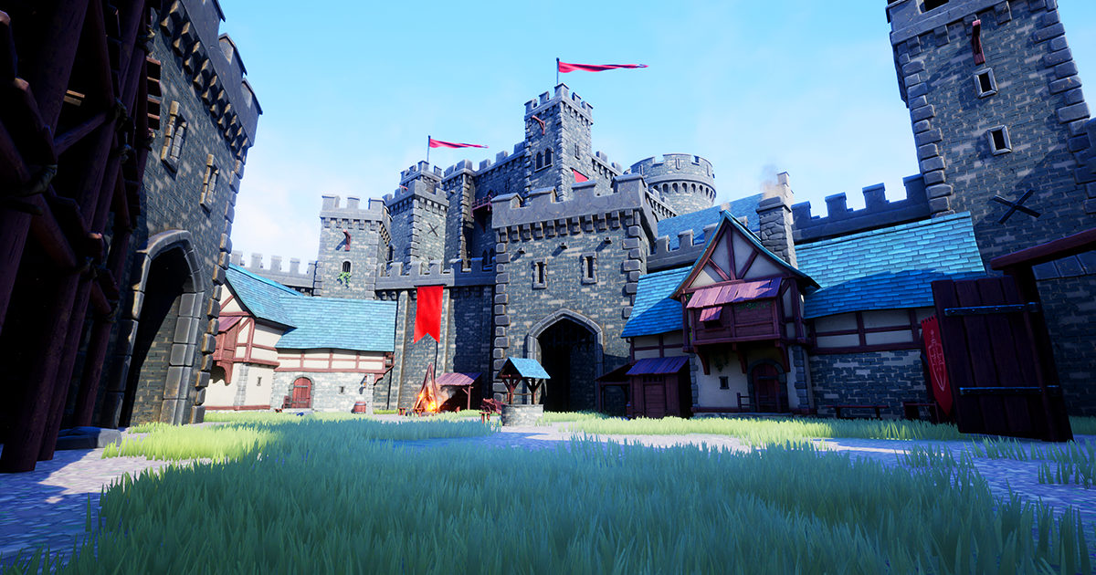 Modular Medieval Castle - Stylized Fantasy | 3D Fantasy | Unity Asset Store