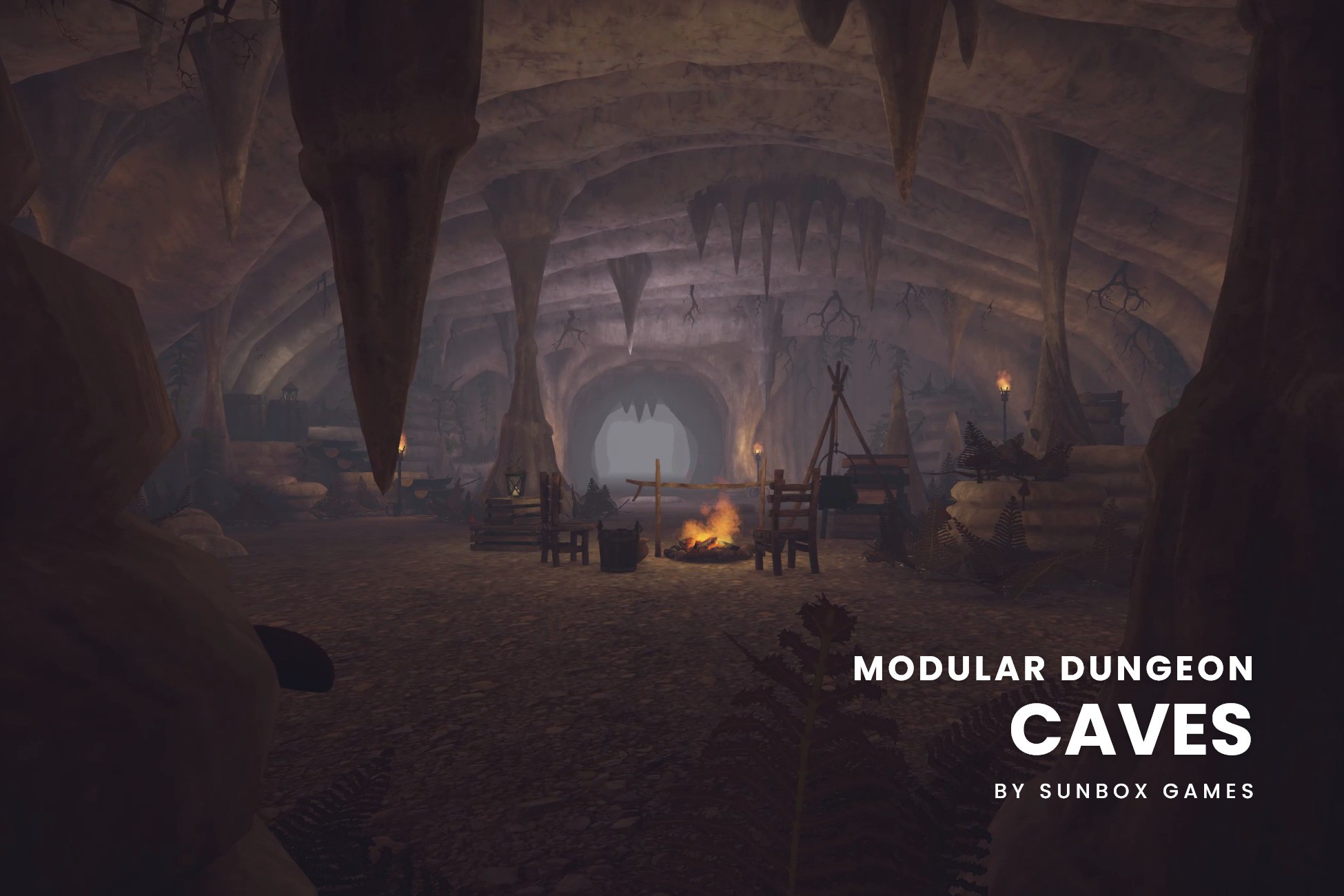 Modular Dungeon: Caves | 3D Dungeons | Unity Asset Store