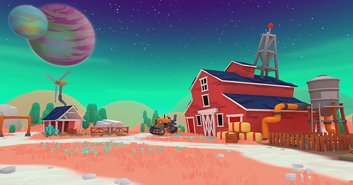 Pink planet farm | 3D Landscapes | Unity Asset Store