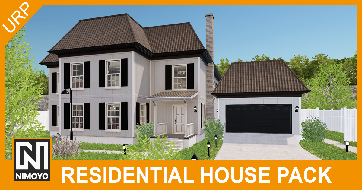 Residential House Pack (URP) | 3D Urban | Unity Asset Store