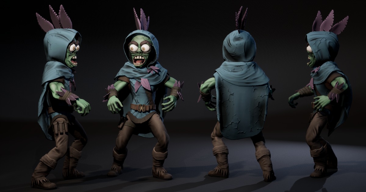 Stylized Zombie 1 | 3D Characters | Unity Asset Store