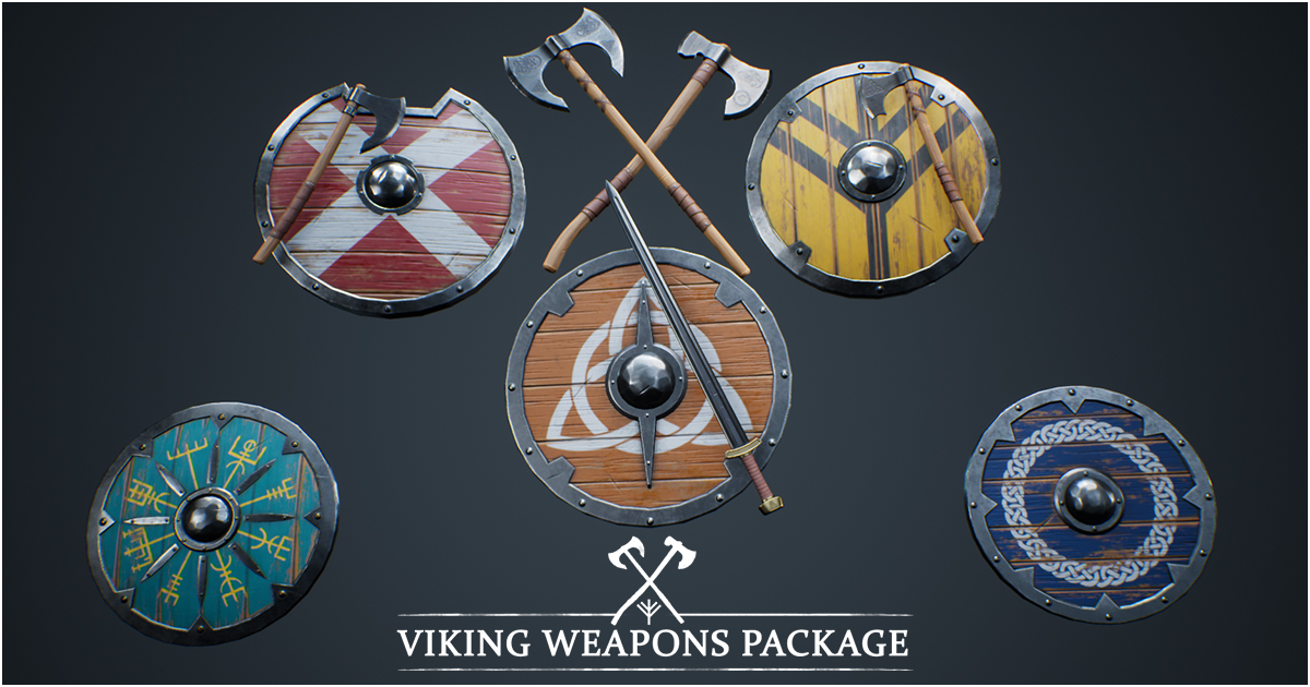 Viking Weapons Package | 3D Weapons | Unity Asset Store
