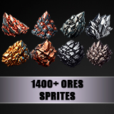 Hi-Def Ores 1400+ Sprites