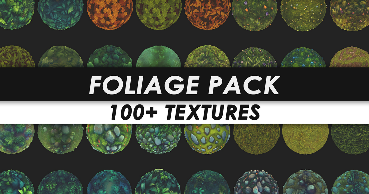 100+ textures Foliage Pack | 2D Textures & Materials | Unity Asset Store