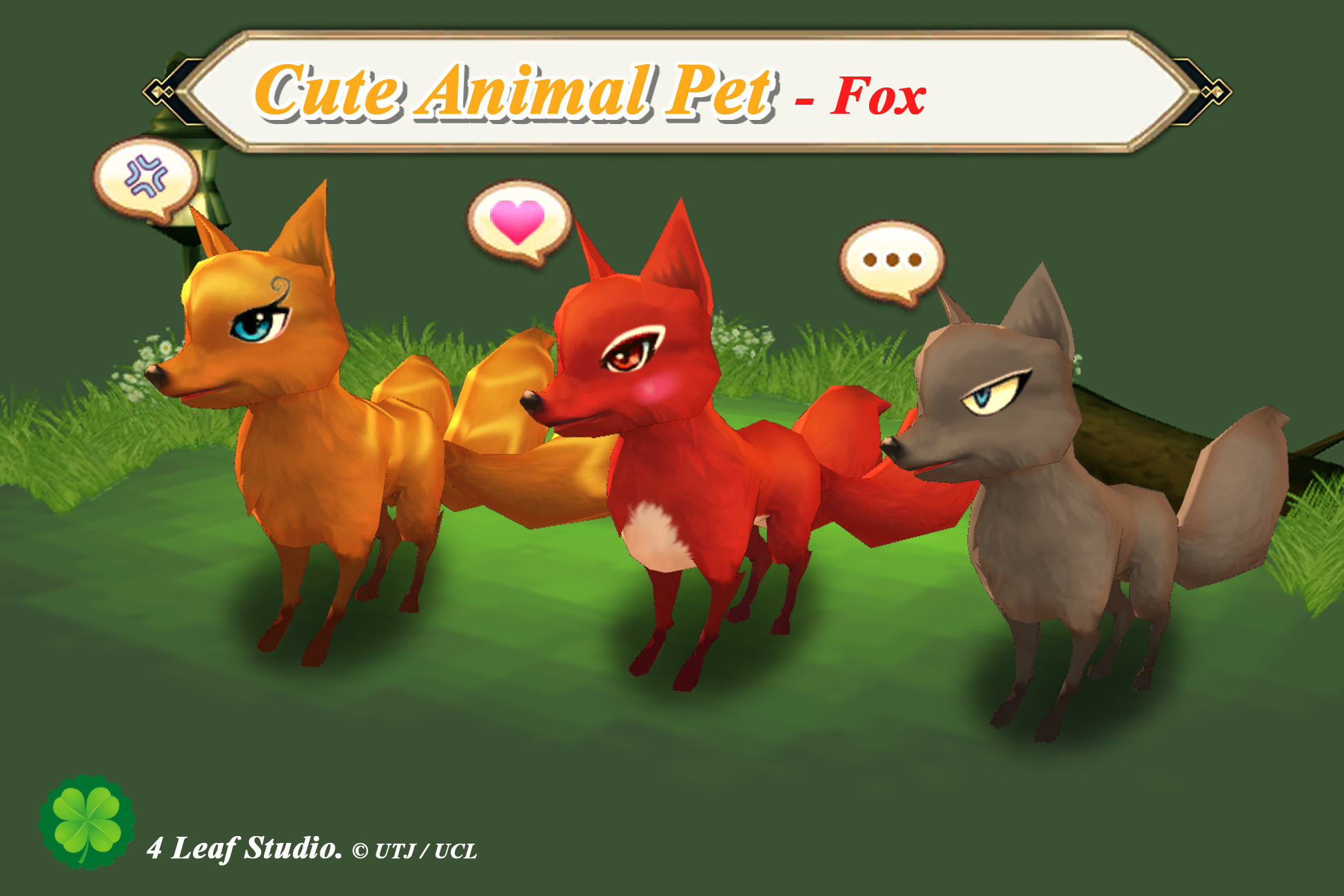 Cute Animal Pet (Fox) | 3D Animals | Unity Asset Store