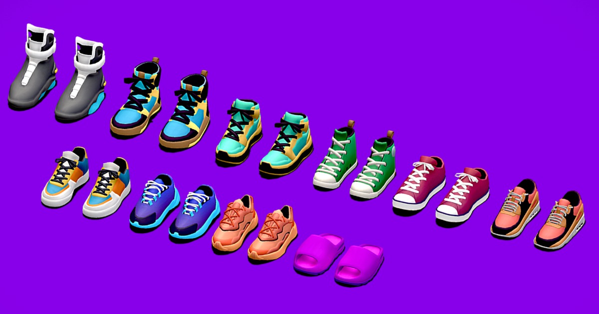 Sneakers Games Package | 3D 소품 | Unity Asset Store