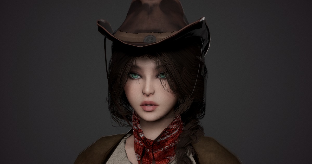 Cowboy Lady | Characters | Unity Asset Store