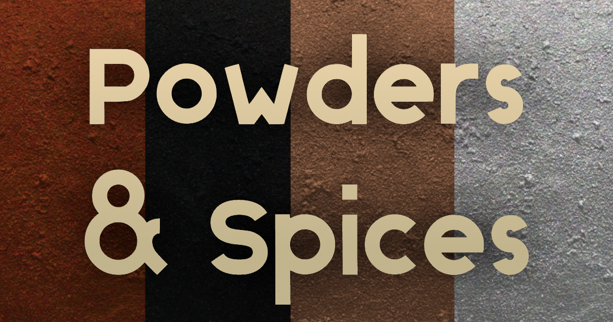 Realistic Powders and Spices - Complete Material | 2D Food | Unity ...