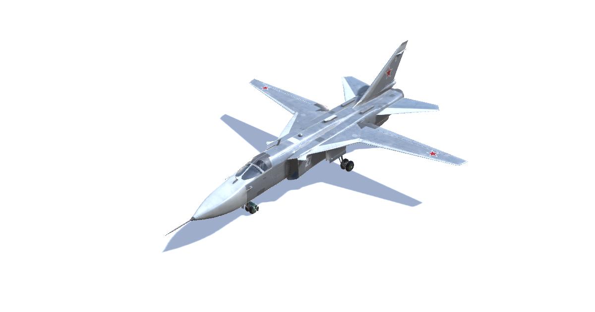 SU-24 Fencer Jet Fighter Aircraft | 3D Air | Unity Asset Store